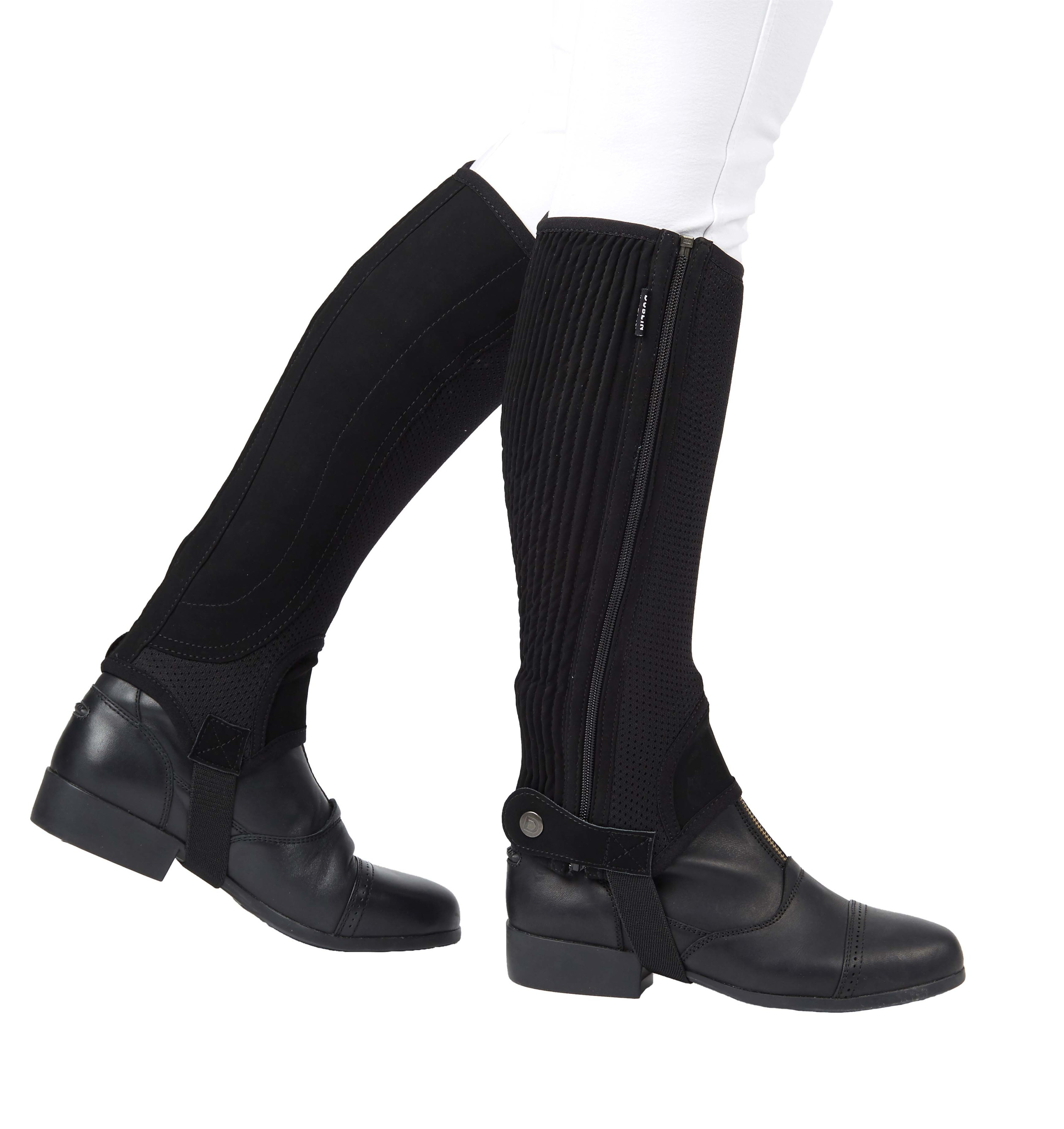 Dublin Easy-Care Mesh Half Chaps II - Black - Dublin-BNX100882-Black ...