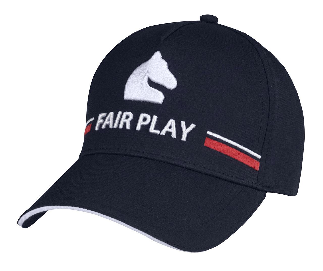 Fair Play Jockey Baseball Cap - Navy - Fair Play-01076-1212 - Equishopper