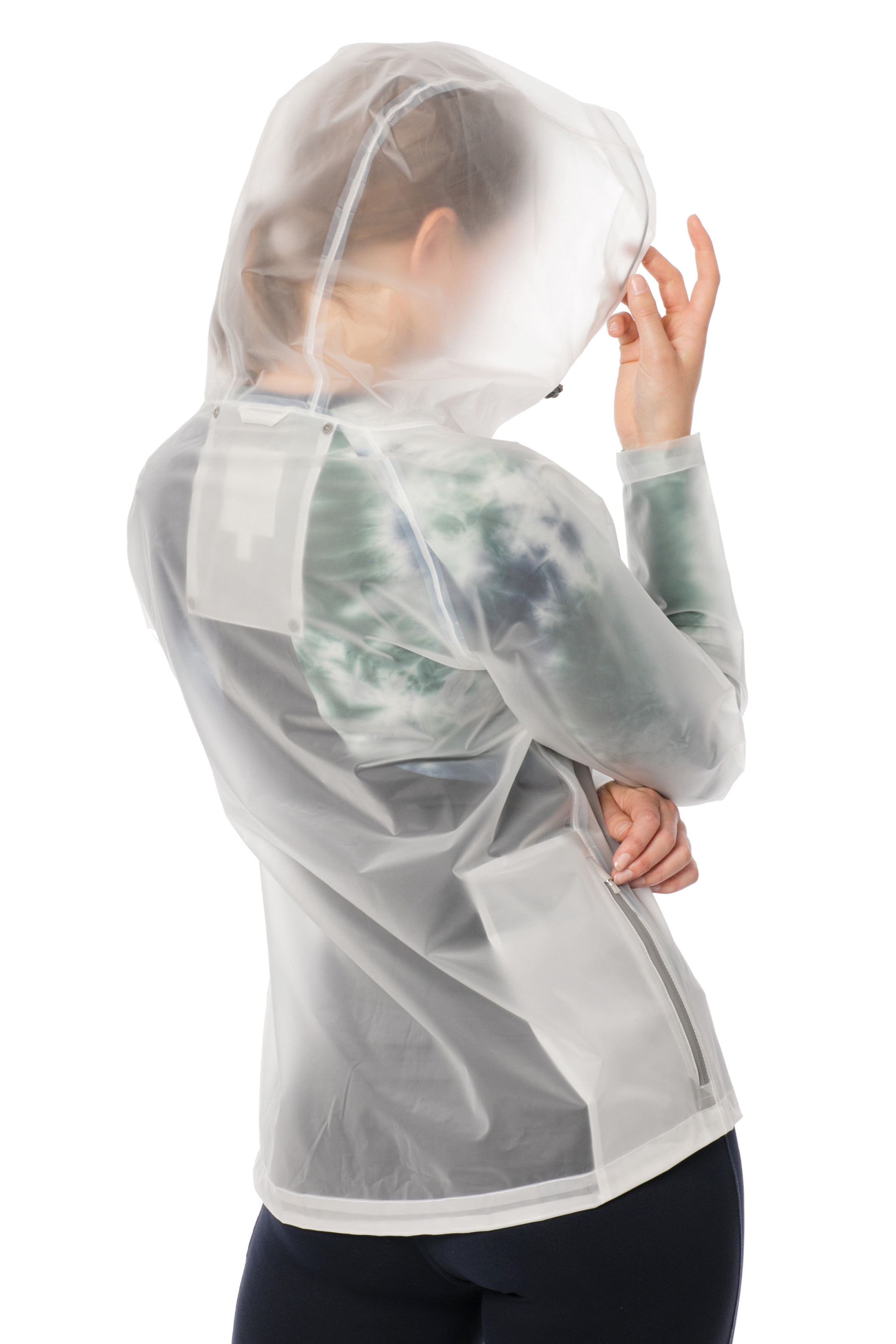 READY TO SHIP: Transparent Waterproof Rain Jacket - Large - Clear ...