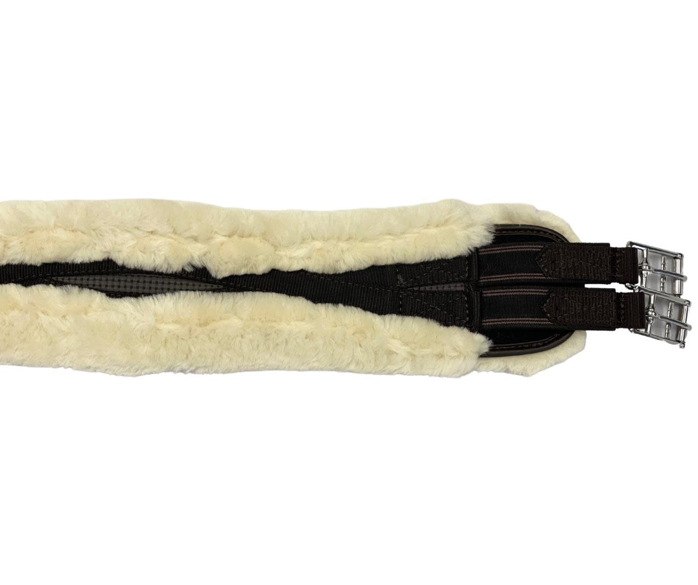 Shires Performance Supafleece Contour Girth - Brown/Natural - Shires ...