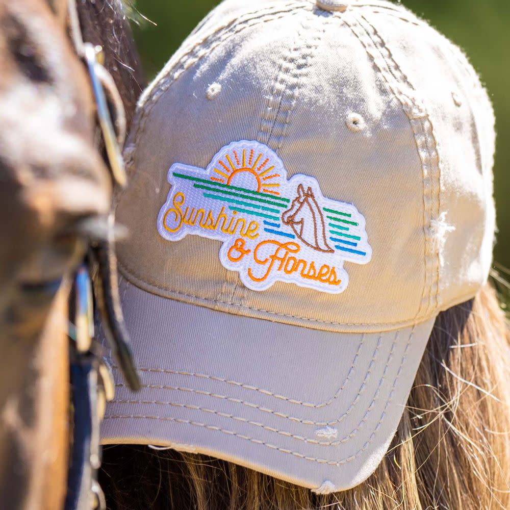 Dapplebay Barn Ball Cap - Sunshine & Horses - Dapplebay-BNX102994 ...